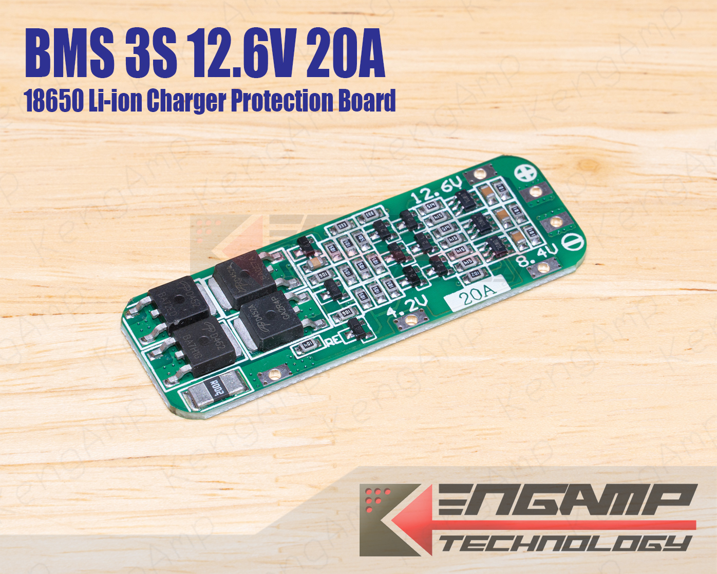 (1ชิ้น) [KIT] BMS 3S 11.1V 12V 12.6V 18650 Li-ion Charger Protection ...