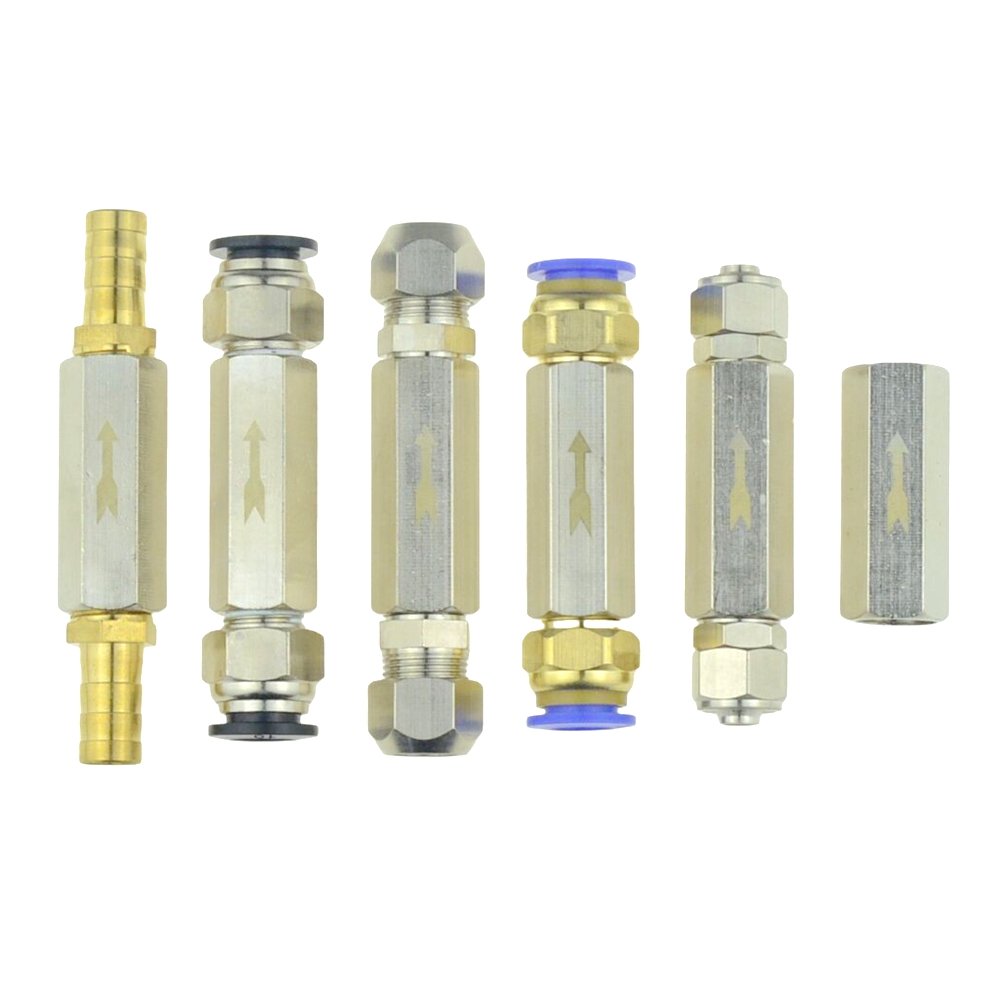 Pneumatic Check Valve Connector 6mm 8mm 10mm 1/4 Hose Air Gas One Way ...