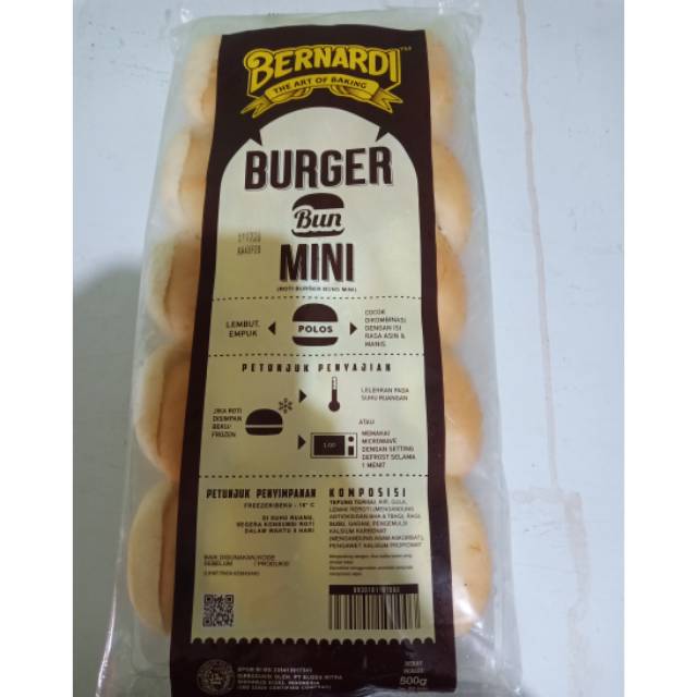 ROTI BURGER MINI BERNADI ISI 20 | Lazada Indonesia
