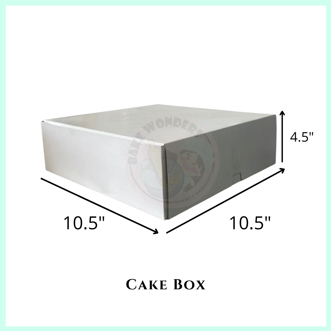 Cake Box White/Paper Cake Box/Kotak Kek Putih/蛋糕盒 | Lazada