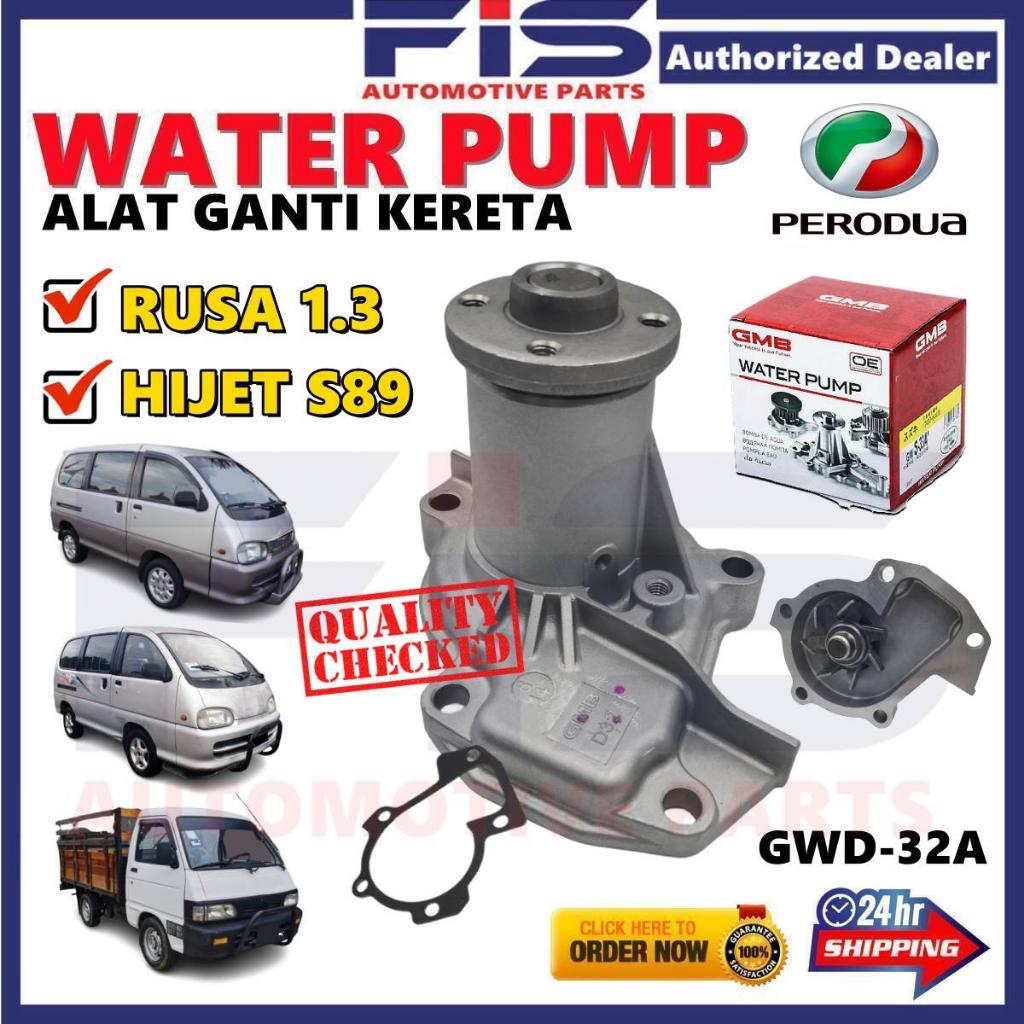 FIS GMB Original Water Pump Perodua Rusa 1.3 Hijet S89 GWD-32A 16100 ...