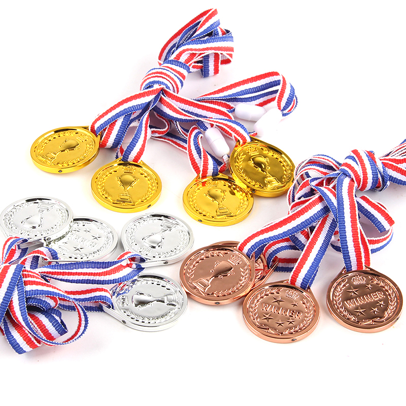 Gold Silver Bronze Award Medal Winner Reward Football Competition ...