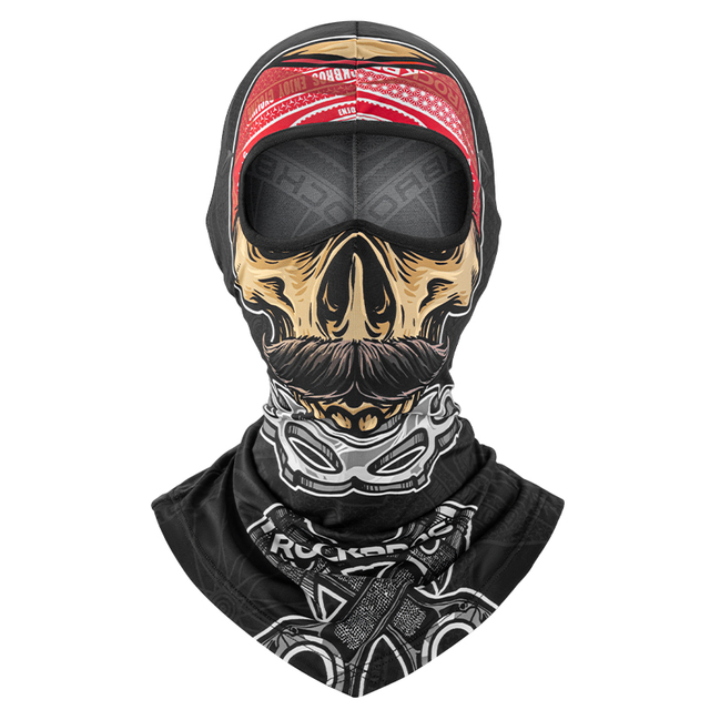 ROCKBROS Outdoor Motorcycle Training Facemask Cool Skull Bike Scarf ...