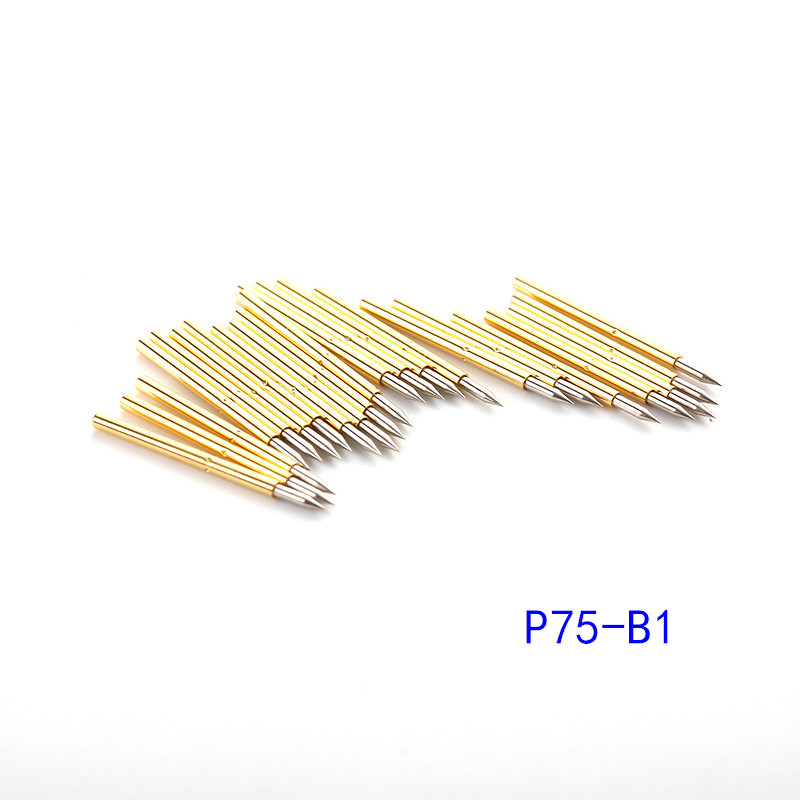 100PCS Spring Test Probe P75-A2 B1 E2 J1 Outer Diameter 1.02mm Length ...