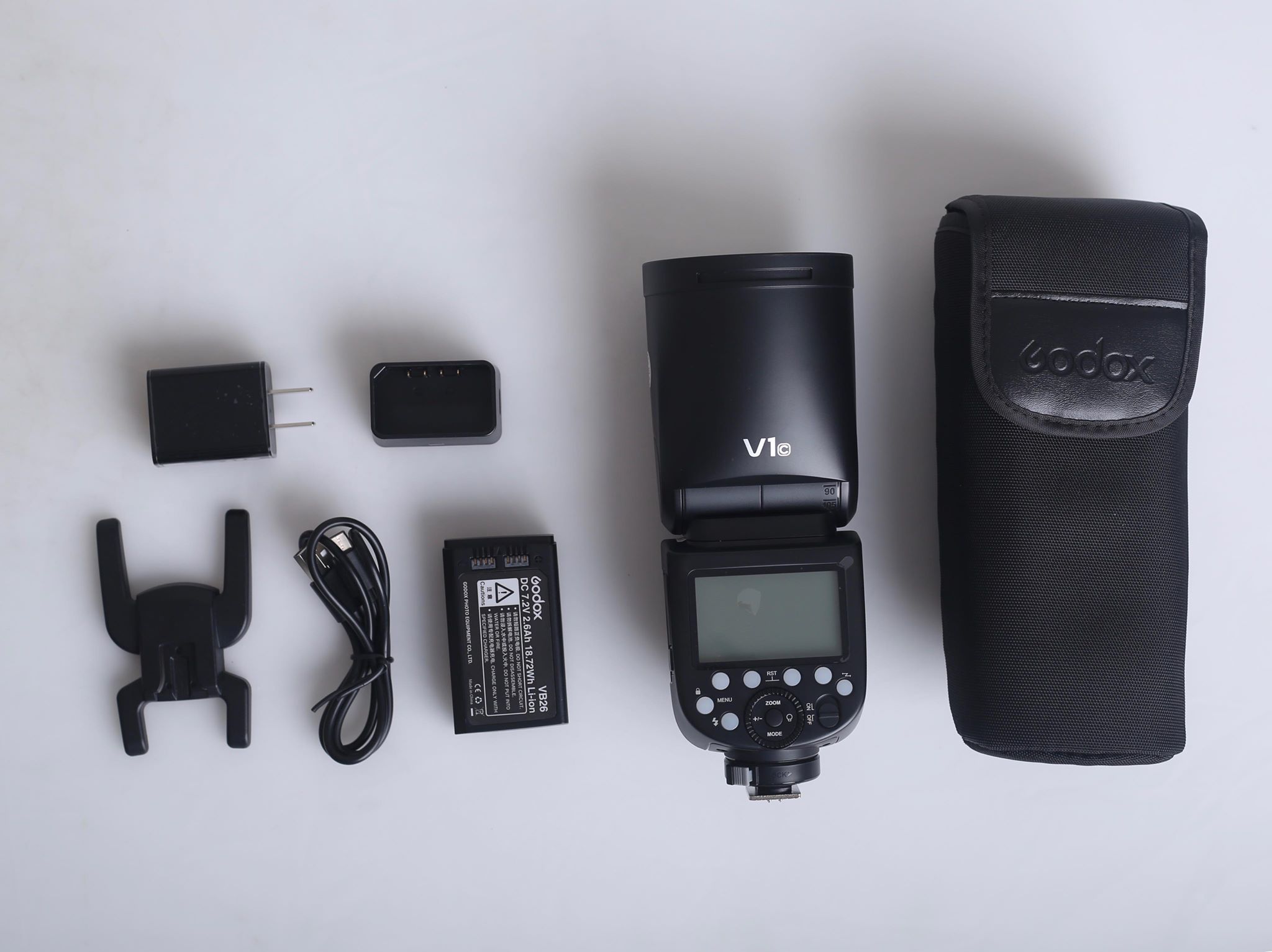 Godox V1 Li-ion Round Head Camera Flash Canon Nikon Sony Fuji ประกัน ...