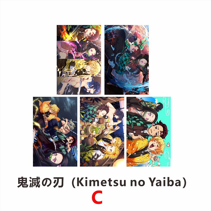 【Exclusive Offer】[MYKPOP]Amine Demon Slayer Semi Transparent Photo Card ...