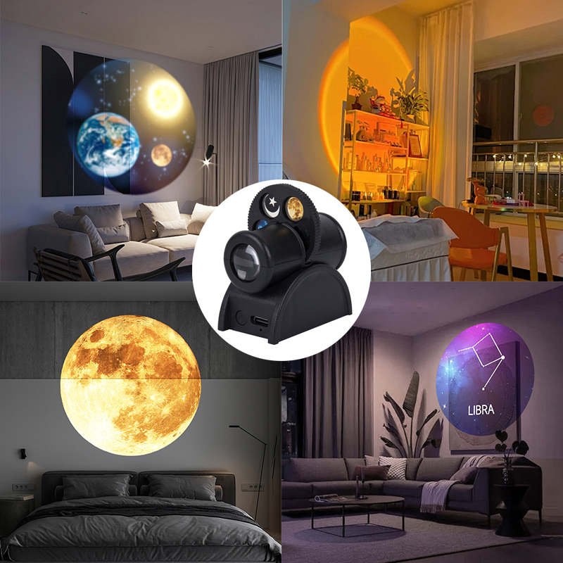 【Trending in Fashion】 USB Moon Projection Lamp Planet Projector ...