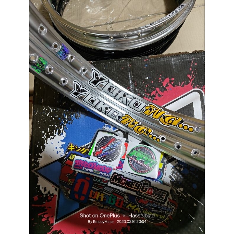 PPR YOKO rim. (FREE CAP) Big Logo SpeedMode product plain color carbon ...