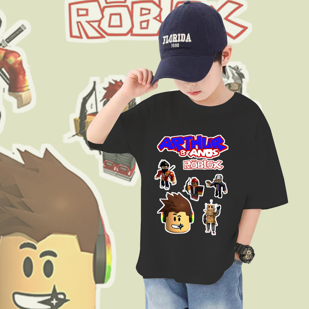 👕🎁🎀2024 พร้อมส่งไทย เสื้อเด็ก Roblox เสื้อเกมส์ สำหรับเด็กและผู้ใหญ่ ...