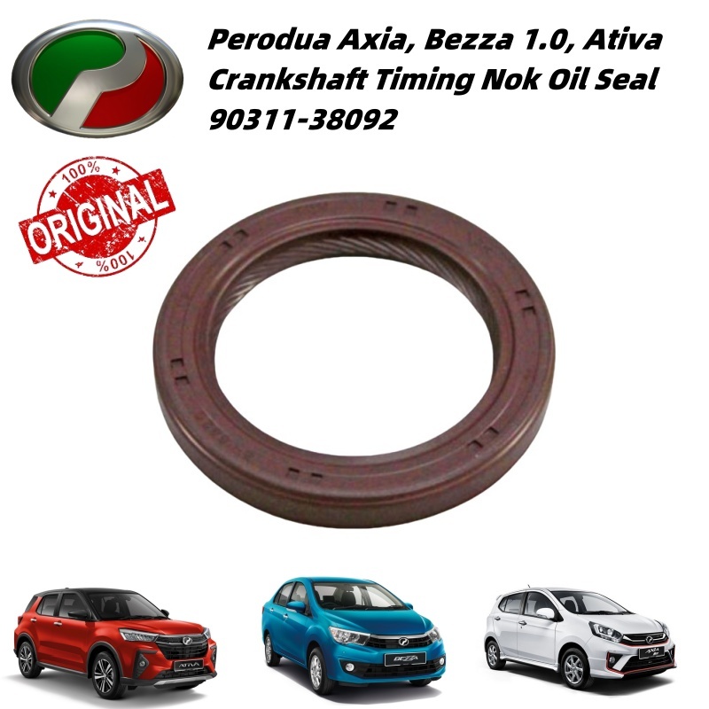 Perodua Geniune Axia, Bezza 1.0, Ativa Crankshaft Timing Nok Oil Seal ...