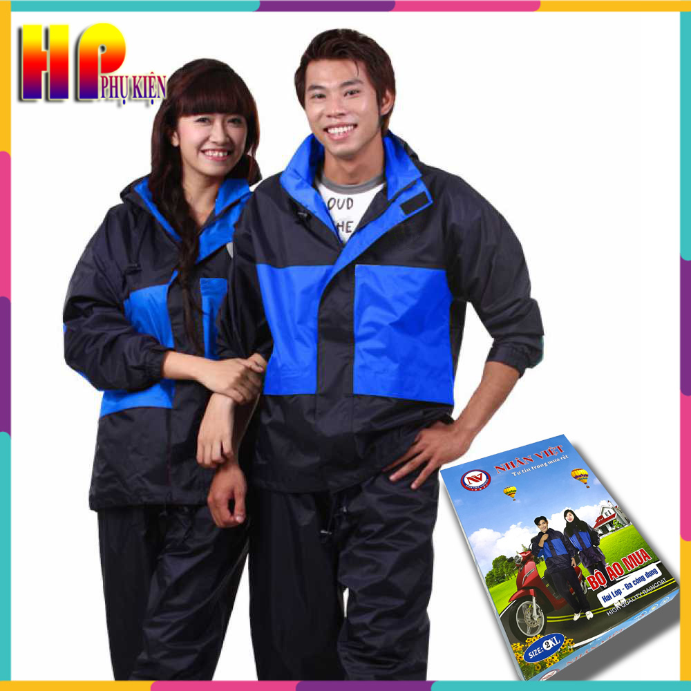 Bộ quần áo mưa 2 lớp PU siêu phẩm cao cấp xuất khẩu Hưng Việt - ÁO MƯA ...