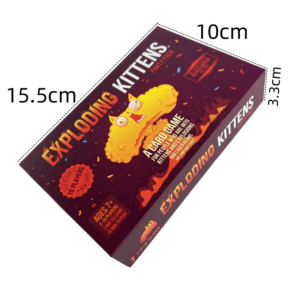 【SmartHorizon】Exploding Kittens Card Game Original Edition Party Streaking Kittens Imploding ...