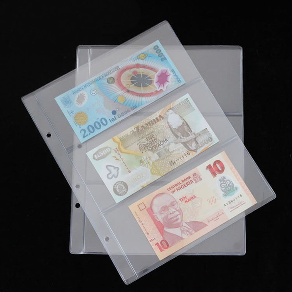 PVC Leaf Sheet Bills Holder Money Storage Collection Supplies ...