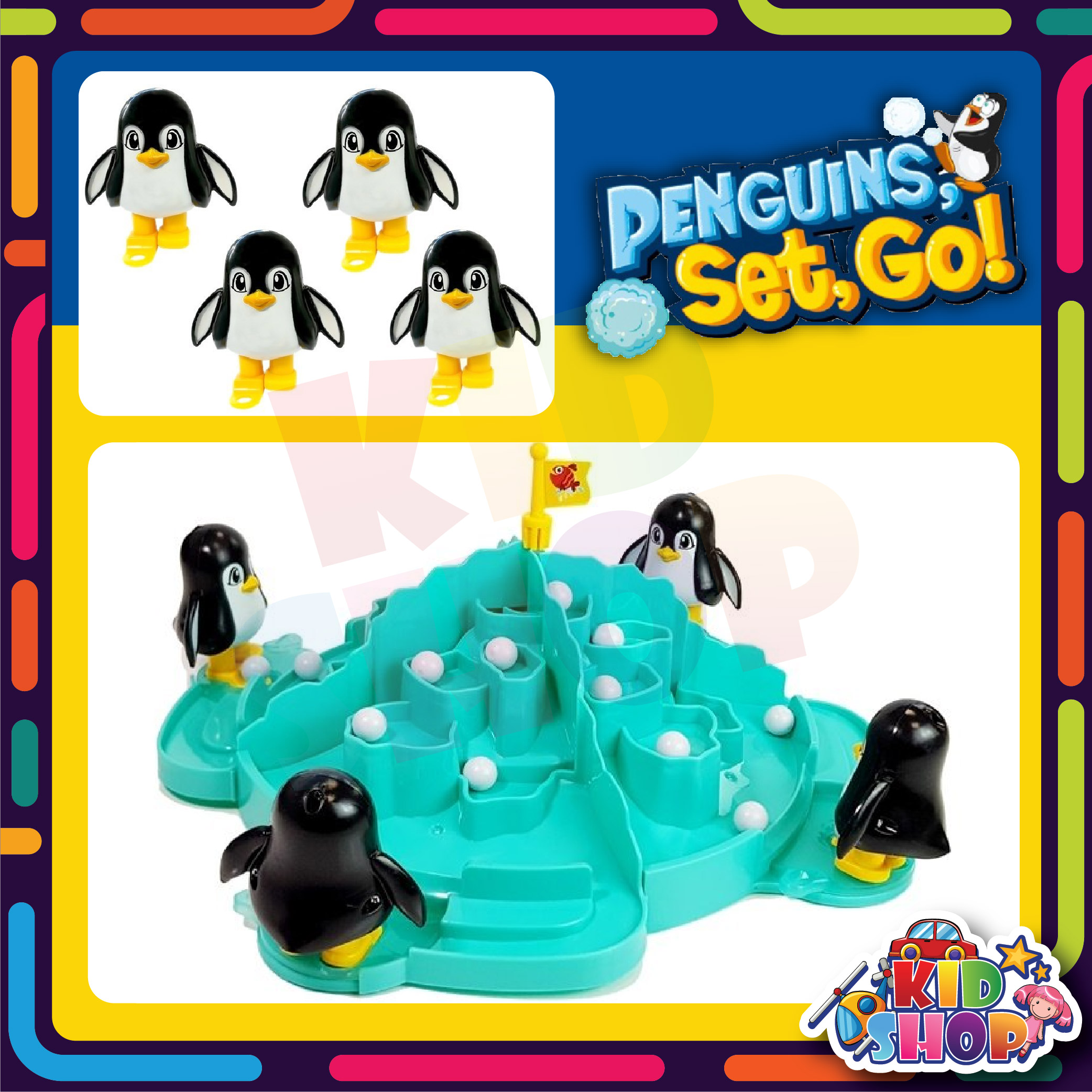 เกมเตะบอลหิมะ เพนกวิน PENGUINS SET GO ของเล่นเสริมพัฒนาการ ของเล่น ...