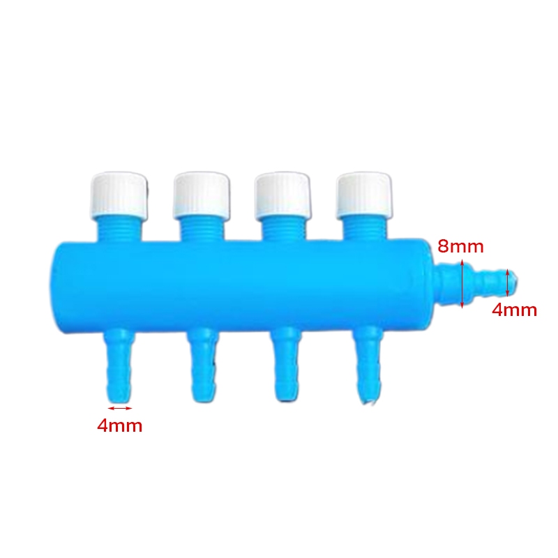 Aquarium Air Pump Hose Splitter Fish Tank Oxygen Regulating Valve Flow ...