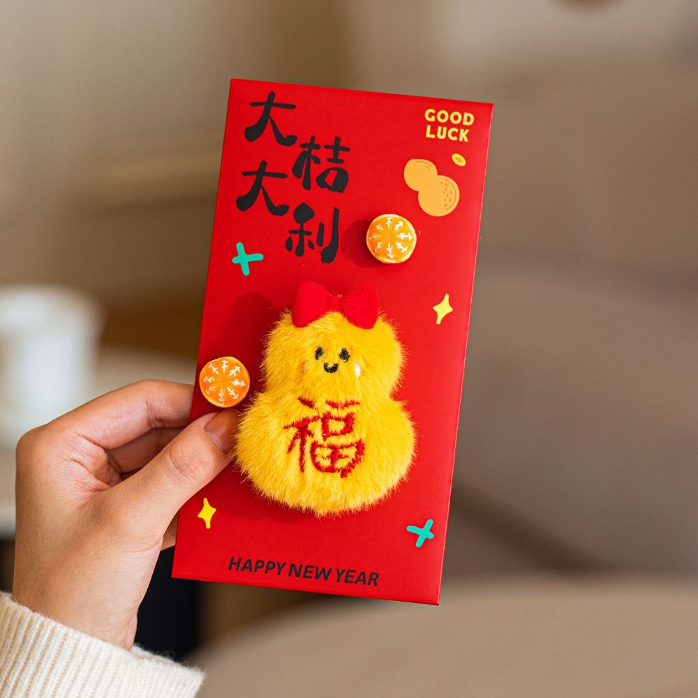 Bag Chinese style Red Envelope Cartoon Best Wishes Hongbao Traditional ...