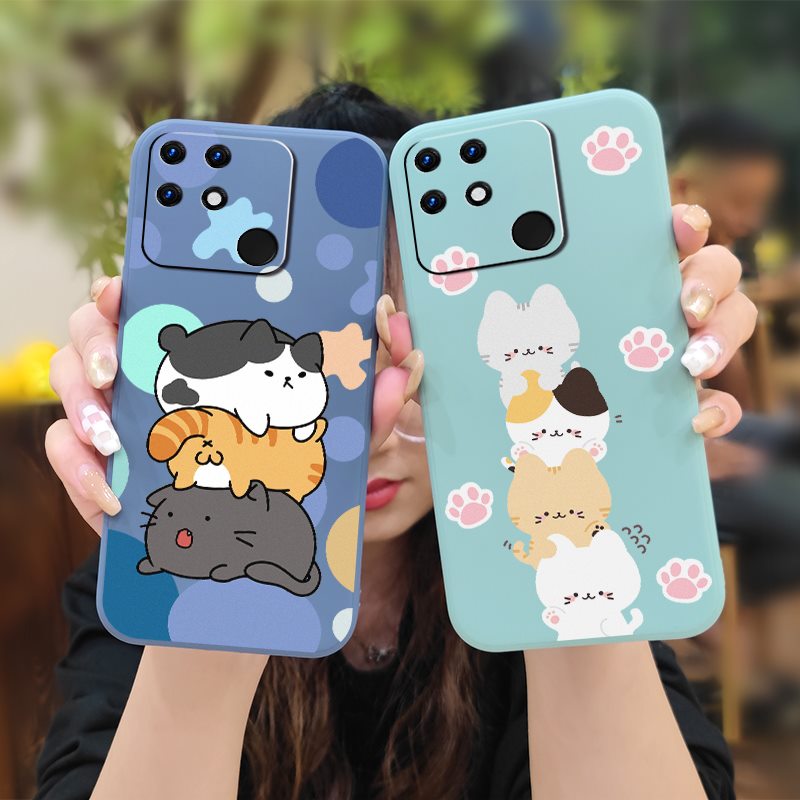 Cartoon Camera all inclusive Phone Case For OPPO Realme Narzo 50A Solid ...