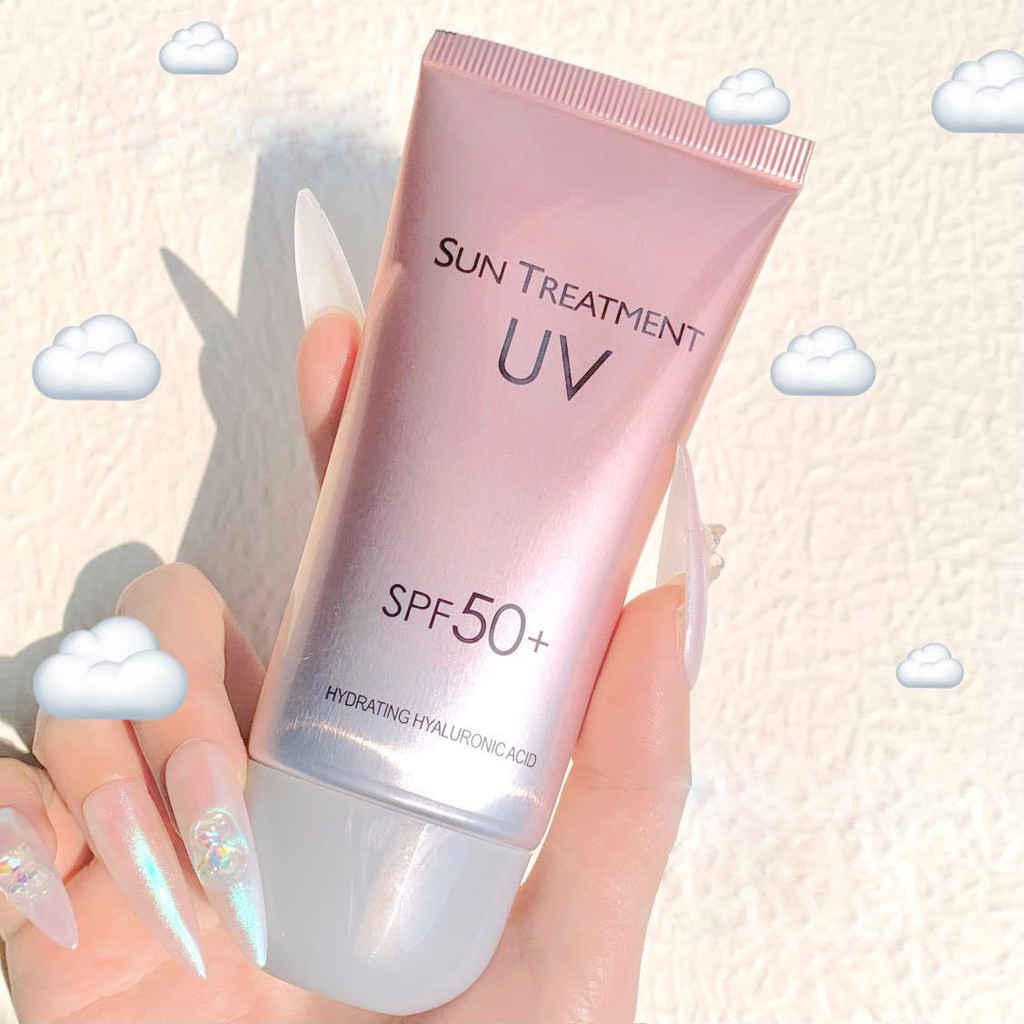 Sun Treatment UV SPF50+สีชมพู / Sun Lock Lotion Spf50++ สีม่วง ครีมกัน ...