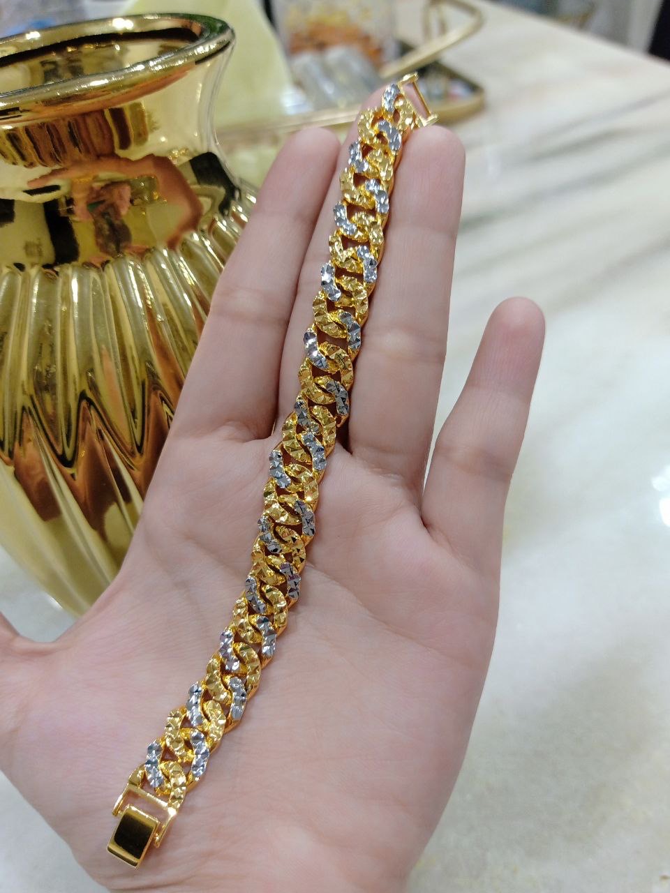 RT LIPAN 1CM CROME EMAS SUASA 375 / 18K | Lazada