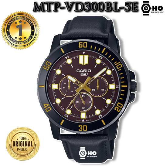 ของแท้100% คาสิโอ นาฬิกาข้อมือ Casio Standard รุ่น MTP-VD300D MTP-VD300B MTP-VD300D-1E MTP ...