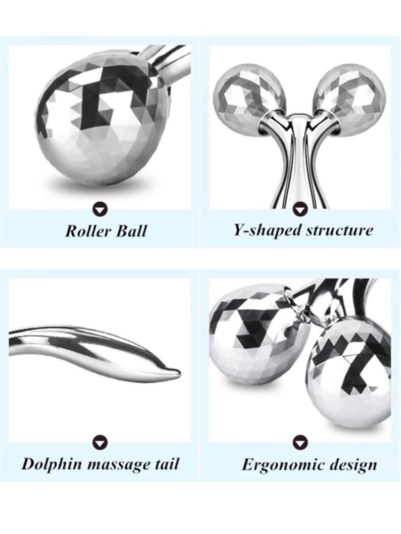 Ranggense Profesional Face Rolling Massager Facial Lift 3D Manual ...