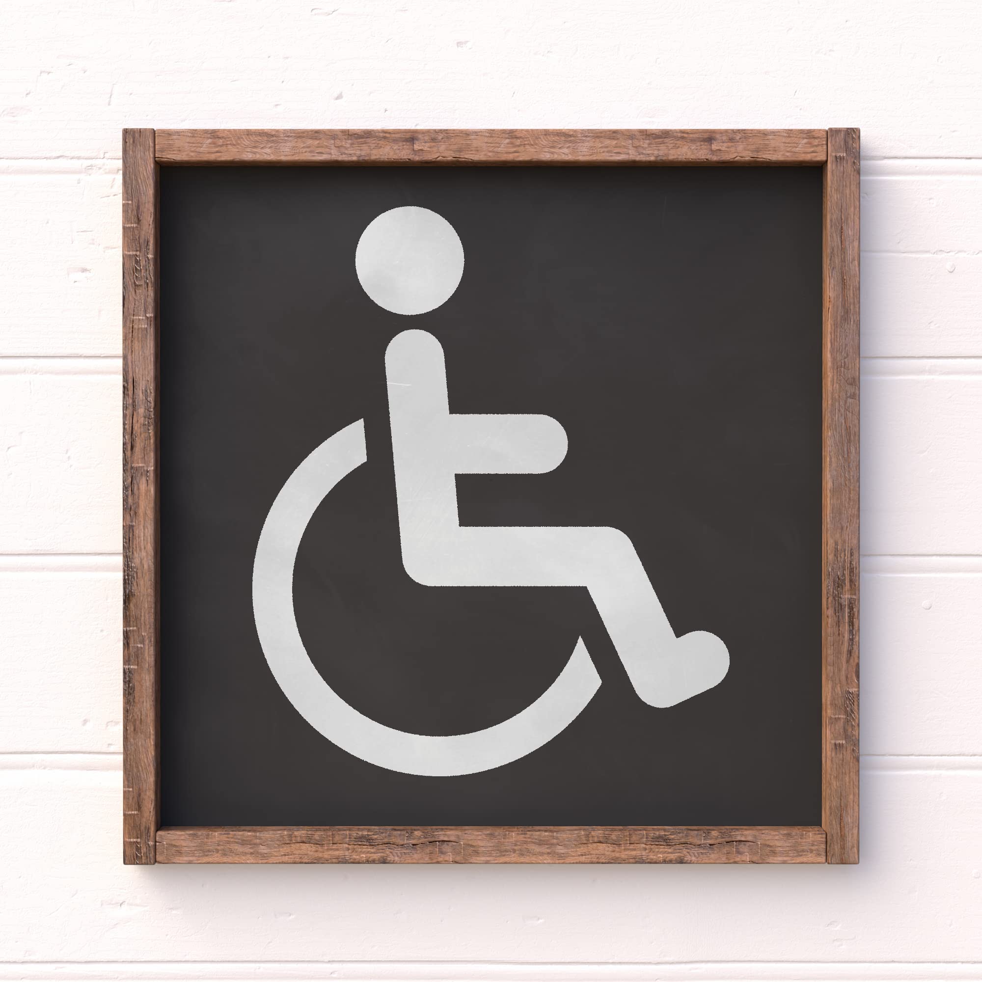 Handicap Symbol Stencil – 12x20 Reusable Stencil Sheet for Handicap ...