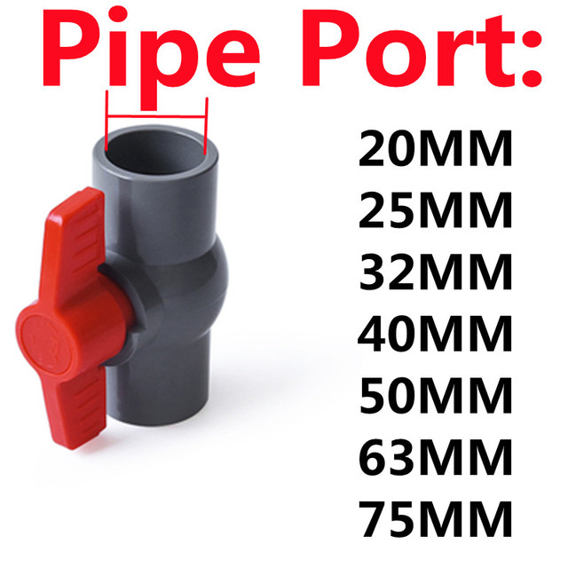 1/2"~2" Thread And Socket Type Grey Pvc Valve Garden Irrigation ...