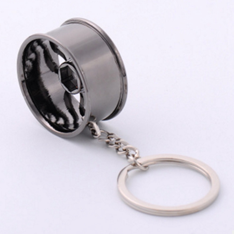 【Hannah Martin Official Store】Alloy Tire Styling Luxury Hub Key Chain ...