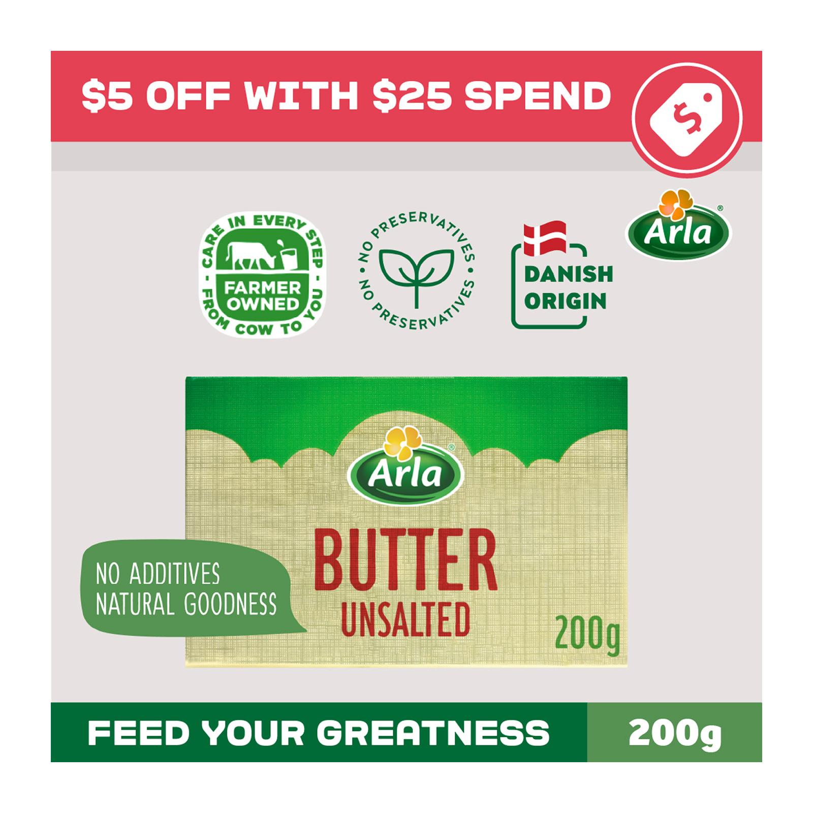 Arla Butter Block in Foil Unsalted 200G | Lazada Singapore