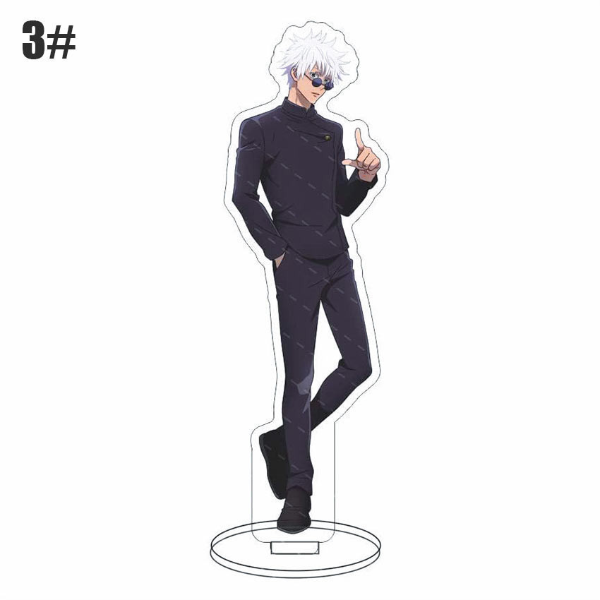 Stand Figure Akrilik Anime Jujutsu Kaisen Young Gojo Toji Geto Standing ...