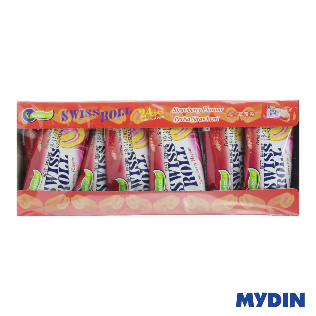 Swizzlef Swiss Roll Cake (24's x 480g)-2 Flavours | Lazada