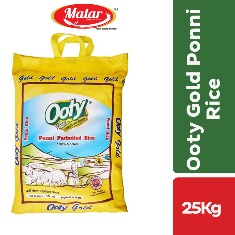 Ooty Gold Ponni Rice 25kg | Lazada Singapore