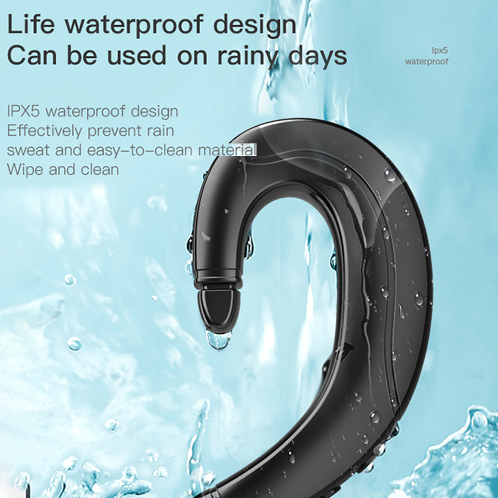 Bone Conduction Bluetooth Headset Portable Unilateral Handsfree ...