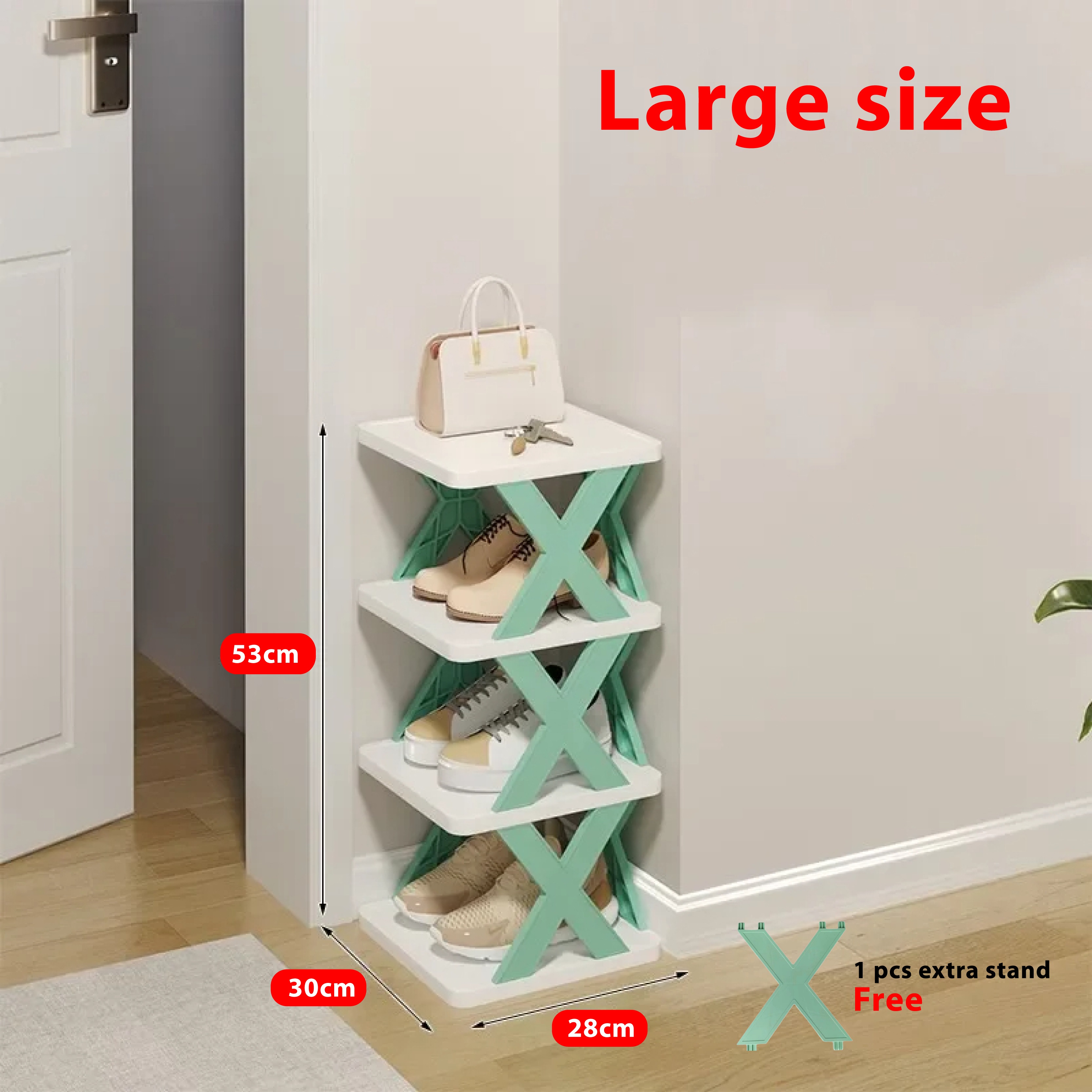 New Shoe Rack, Vertical Shoe Tower, Narrow Corner Shoe Rack, Shoe Shelf ...