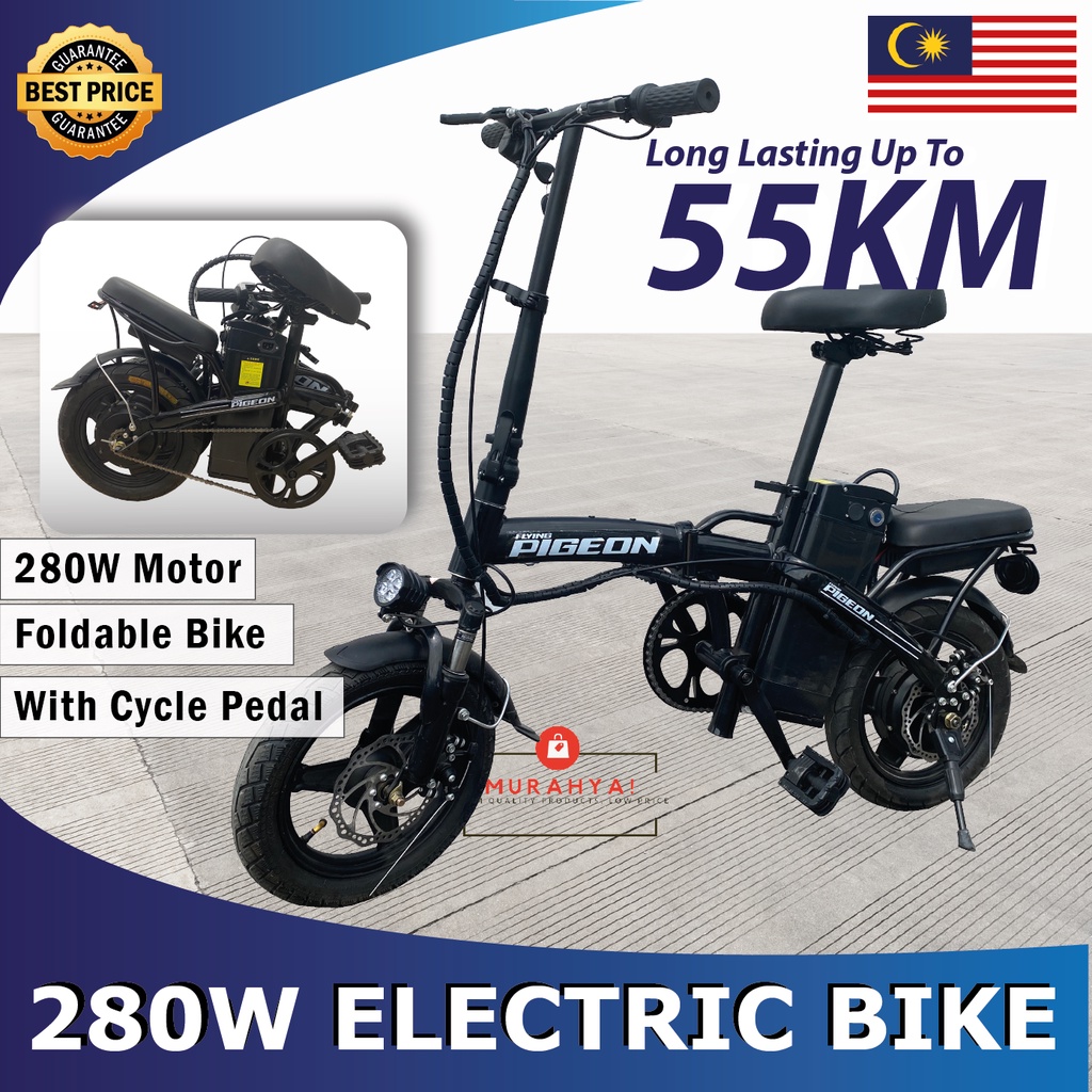 Skuter elektrik Electric scooter 280w Basikal elektrik scooter E bike ...