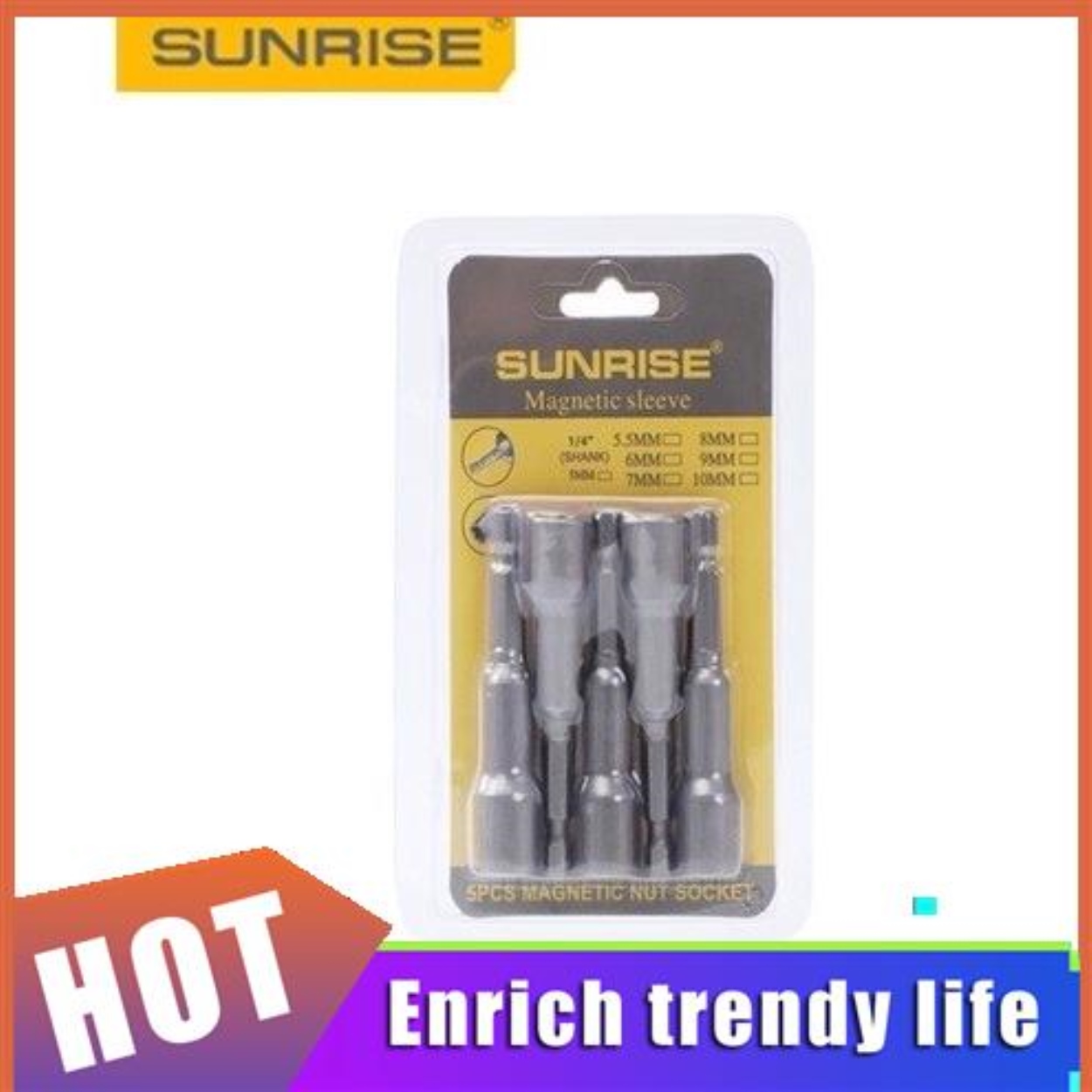 Sunrise Tex Screw Adaptor/MAGNETIC NUT SOCKET Tex Screw Adapter Pack ...