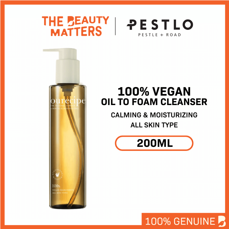 Pestlo Ourecipe Oil To Foam Cleanser [WITHOUT A BOX] | Lazada
