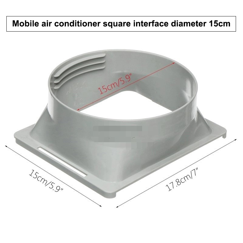 Specool 1.5M/2M Flexible Air Conditioner Exhaust Pipe Vent Hose Duct ...