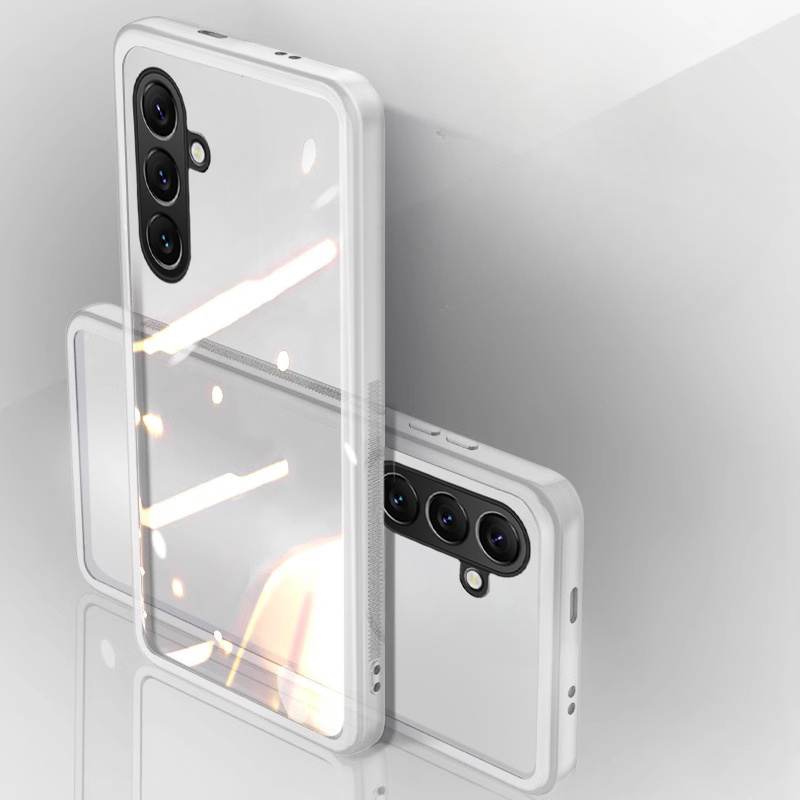 For Galaxy A26 A36 A56 Case Camera Protection Semi Transparent Soft ...