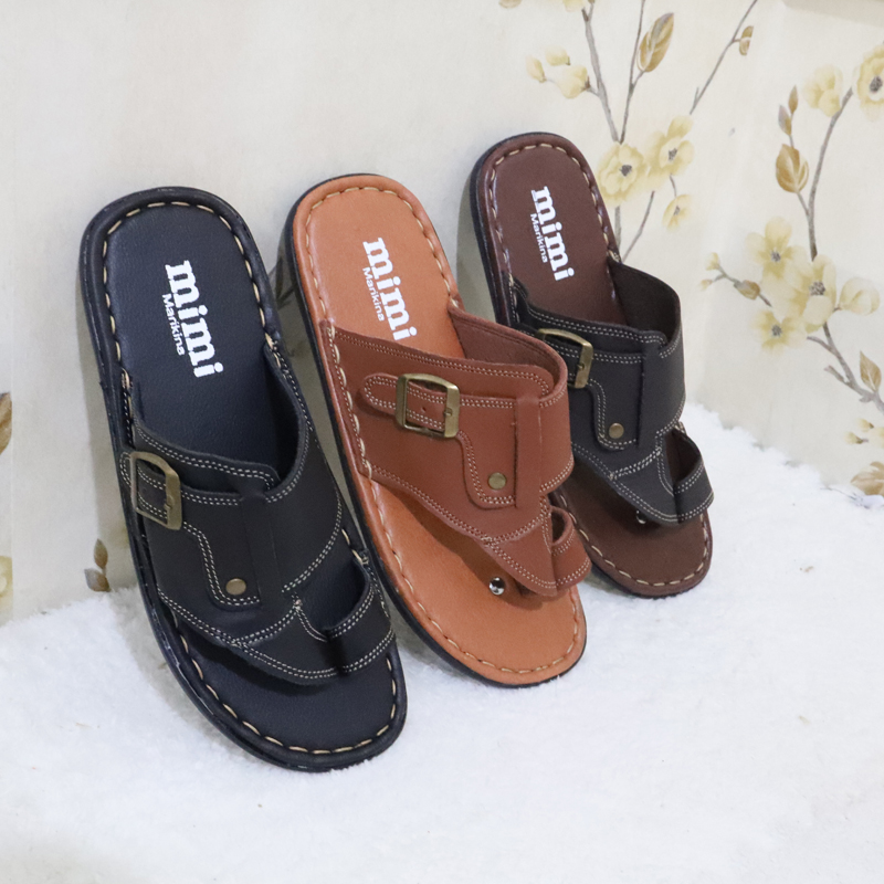 mimi Marikina Men’s Slippers Sandals Genuine Leather k202 | Lazada PH