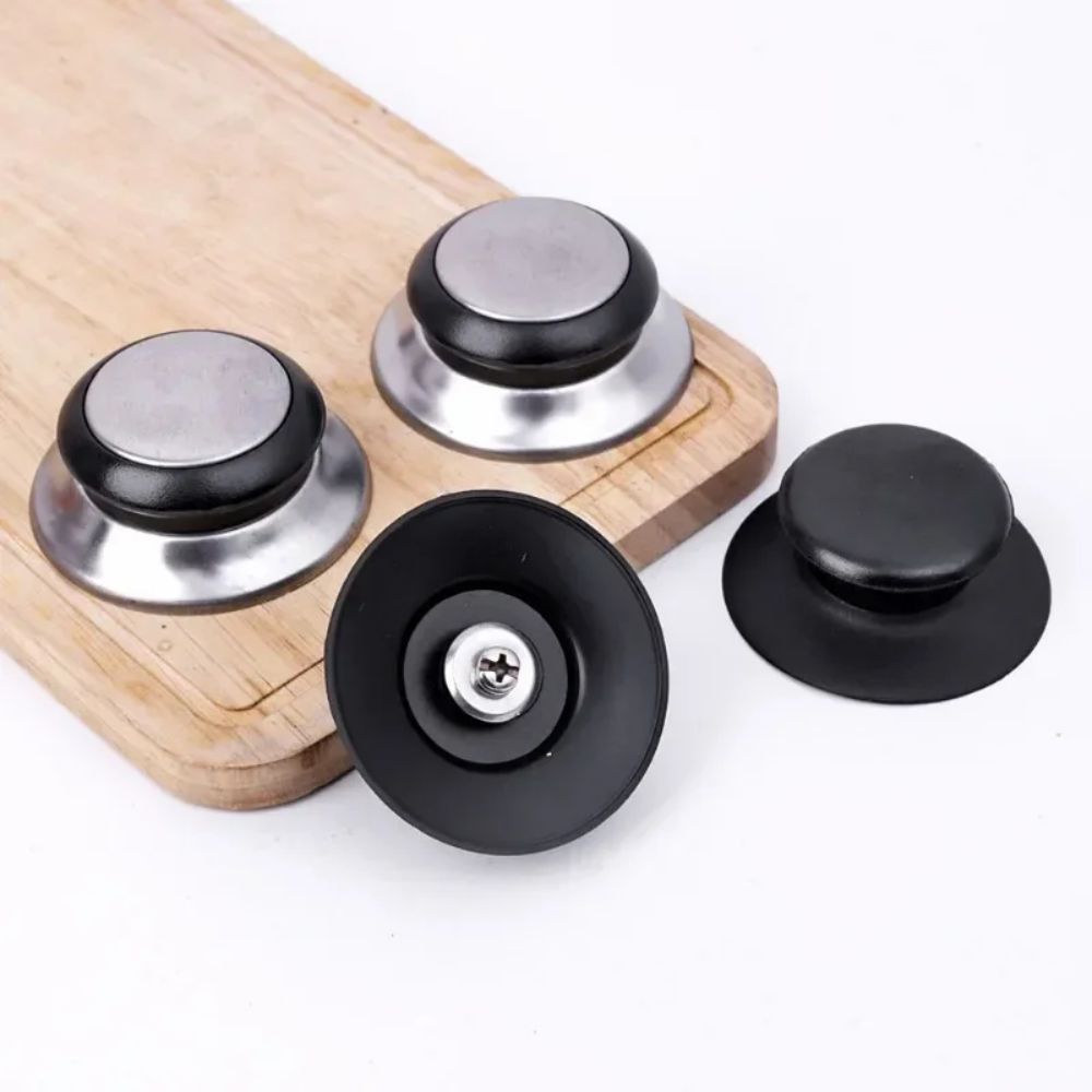 Stainless Steel Pot Lid Knobs Universal Round Cookware Replacement ...