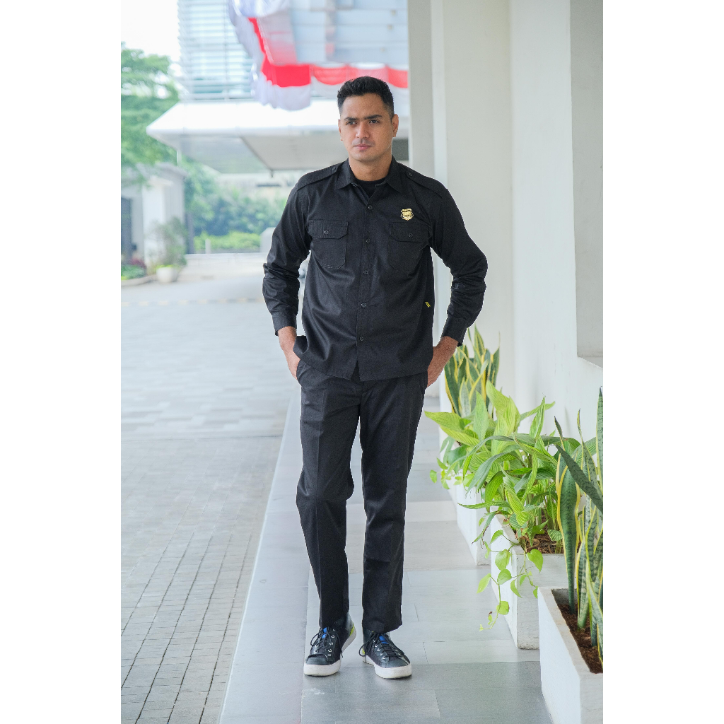 Baju Security Seragam Security Setelan Safari Baju Supir ATX | Lazada ...