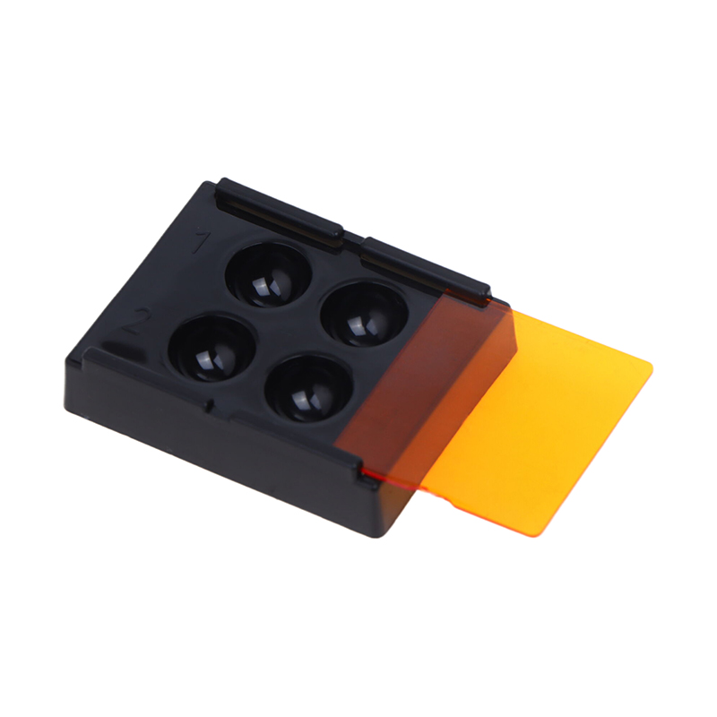 4 Holes Dental Shading Light Box Composite Resin Mixing Well Light ...