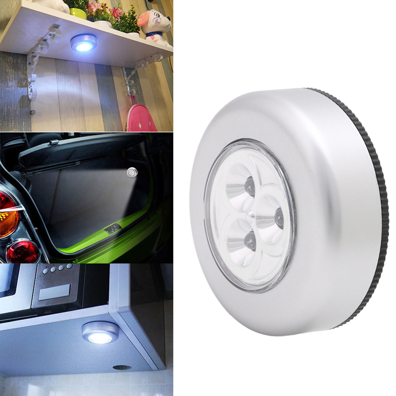 【BridgeCraft】LED Touch Light Push Lamp Night Car Home Wall Camping ...