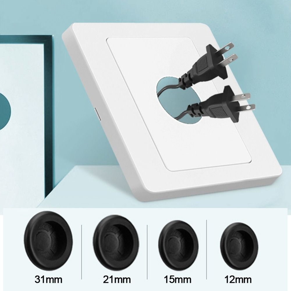 Wiring Accessories With Rubber Pad Wall Blank Panel With Outlet Hole ...