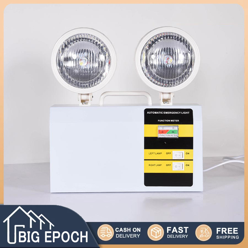 Fire Emergency Lamp Lights,Firefly Rechargeable Twinhead LED Automatic ...