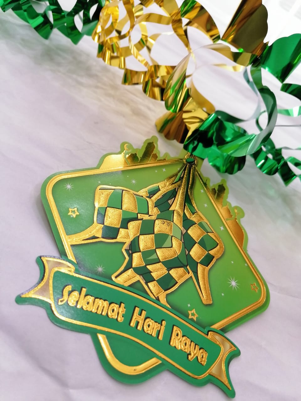 HOORAY! HARI RAYA GARLAND HIASAN KALUNGAN KETUPAT MASJID BULAN CR29 ...