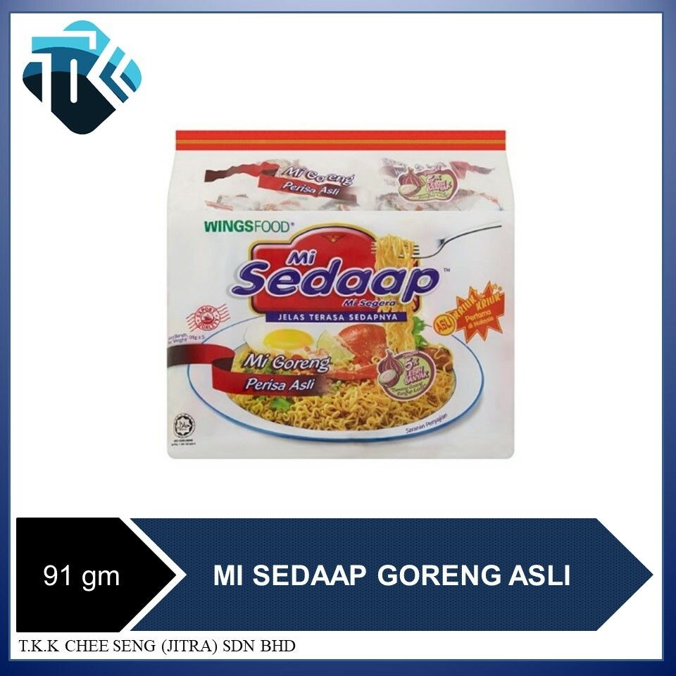 MI SEDAAP -GORENG ASLI 90G X 5 | Lazada