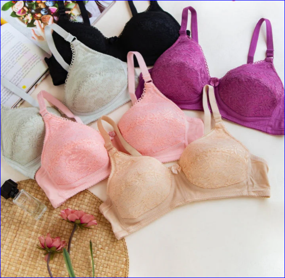 Light padded soft cotton bra Foam Padded | Daraz.pk
