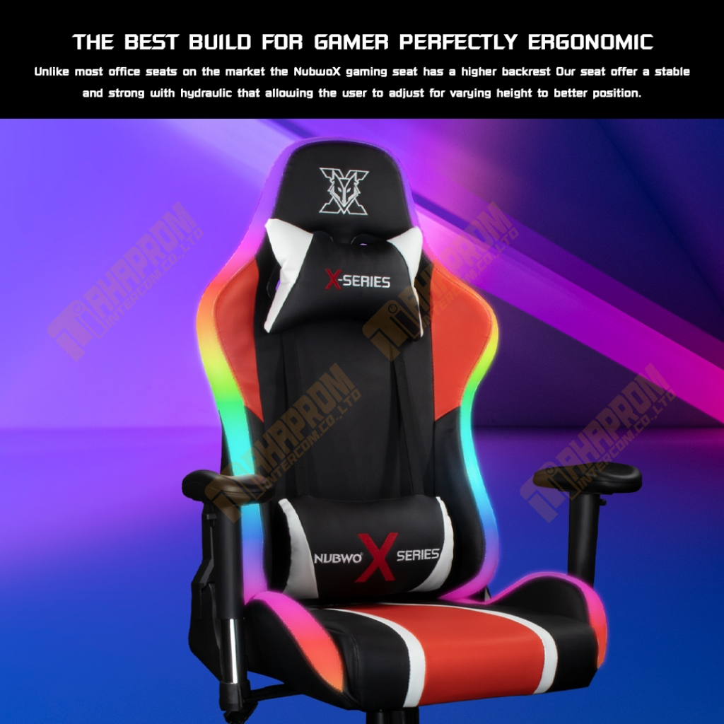 เก้าอี้เกมมิ่ง NUBWO รุ่น NBCH-X-113 NUBWO Gaming Chair ประกันสินค้า 1 ...